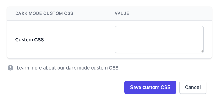 Dark mode custom CSS - Learn OxyMade