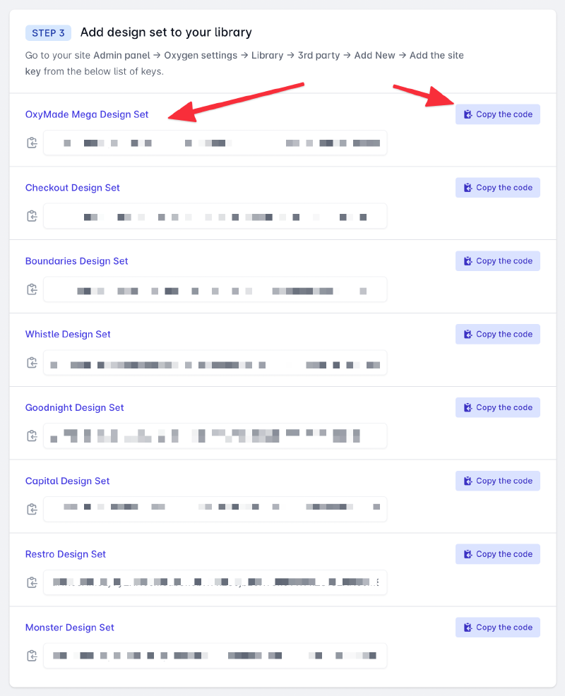 Add Design Sets - Learn OxyMade
