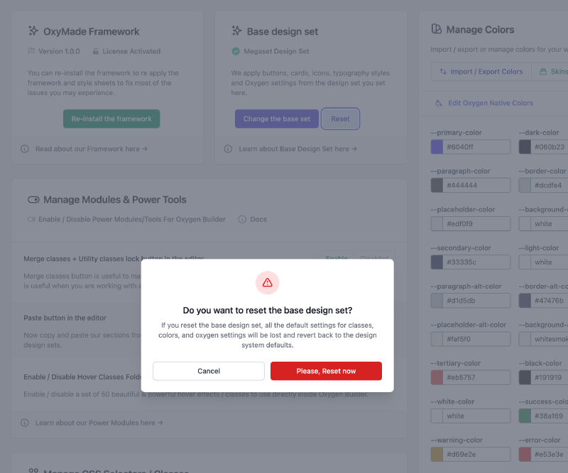 Add Framework - Learn OxyMade