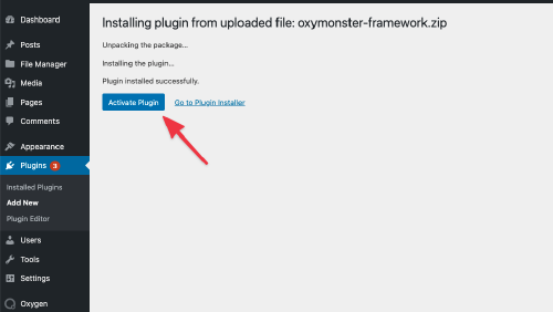 Install the plugin - Learn OxyMade