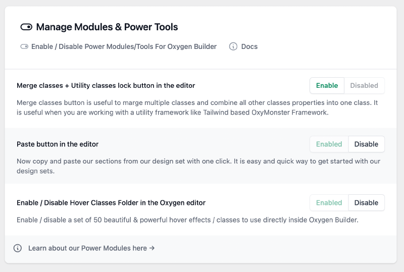 Modules - Learn OxyMade